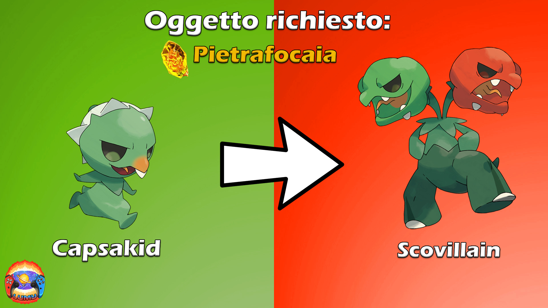 Come far evolvere Capsakid in Scovillain – 𝐋𝐔𝐌𝐘𝐕𝐄𝐑𝐒𝐄